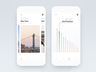 Travel app (Place info) app design concept by Alex Volk for Agilie Team ...