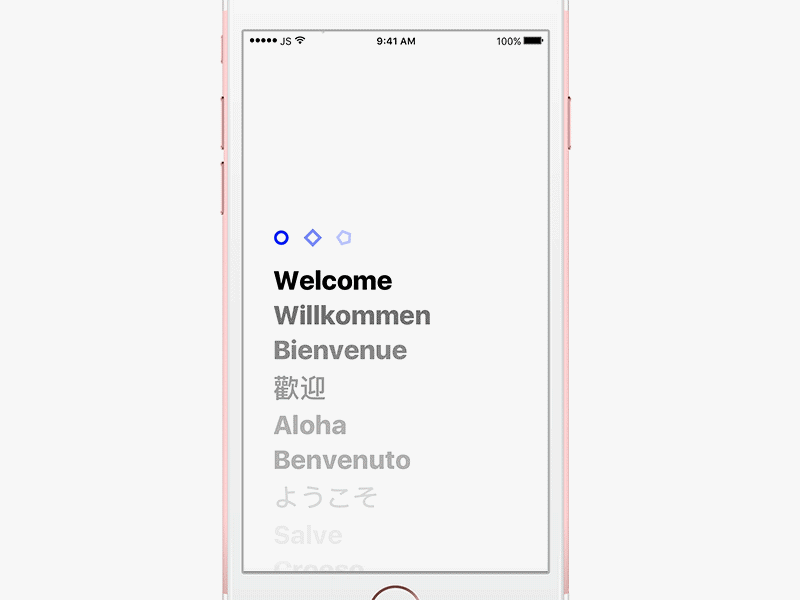 Spring UI - Intro Animation [.flinto included] by Jamie Syke on Dribbble