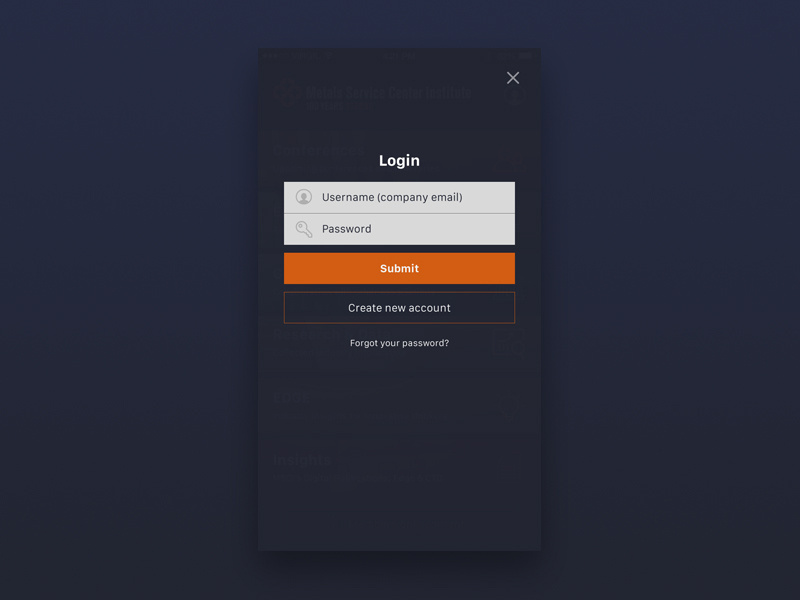 Login Screen by Kayden Knauss for Solid Digital on Dribbble