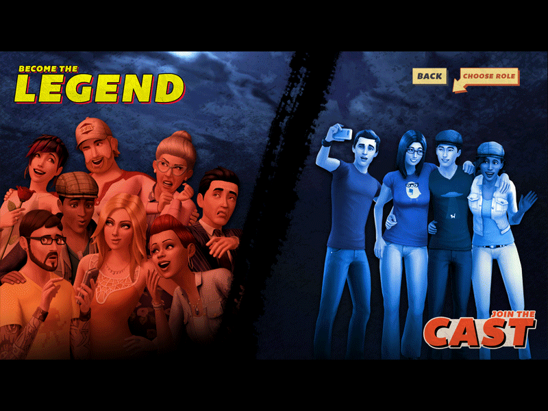 Game UI Mockup: Role Selection by Andrew-David Jahchan on Dribbble