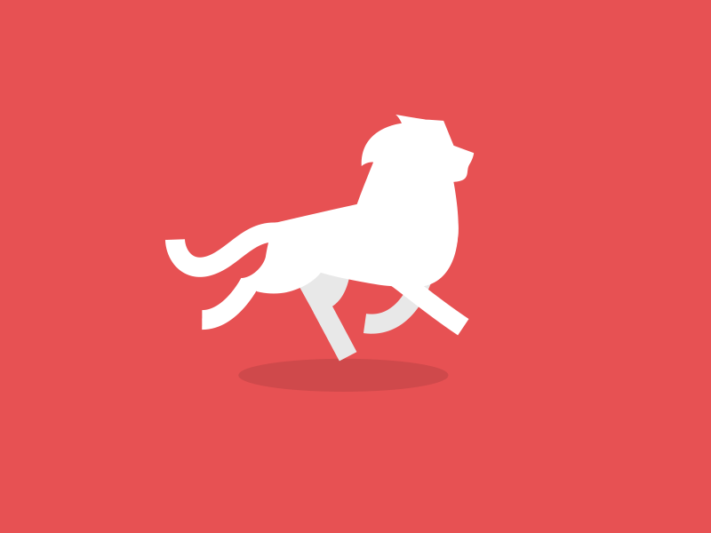 Lion Logo Running by Hoang Nguyen on Dribbble