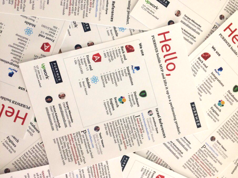 Leaflets by Iuliia Saniuk on Dribbble
