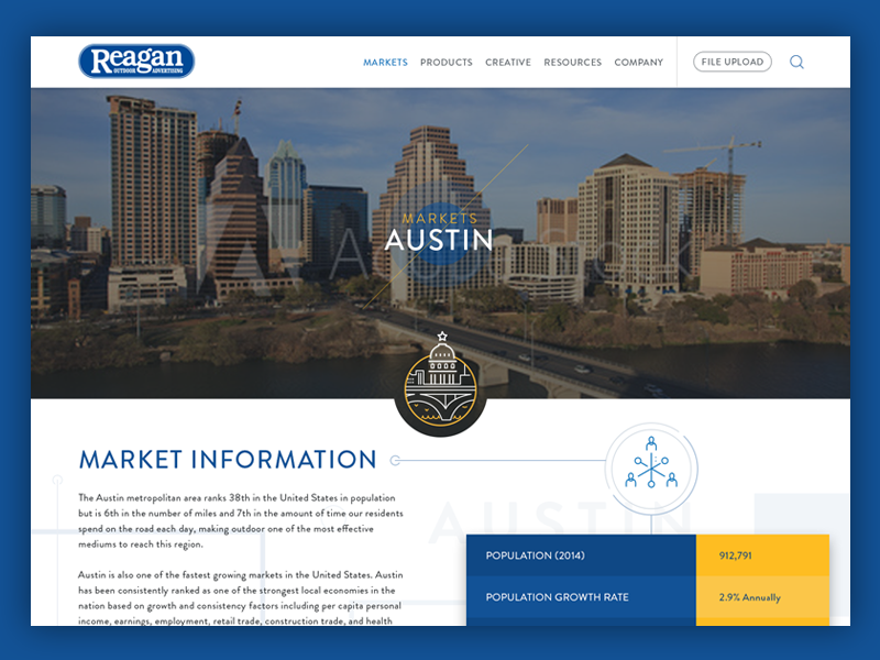 Reagan Outdoor Signs - Markets by DIGITECH on Dribbble