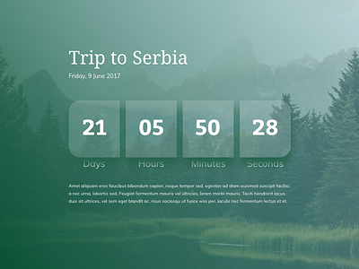 Countdown UI designs, themes, templates and downloadable graphic ...