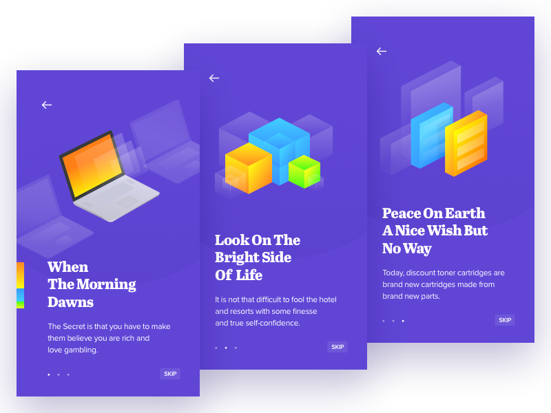 Onboarding by Volodymyr Gruev for heartbeat on Dribbble