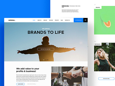 Psd Website Templates designs, themes, templates and downloadable ...