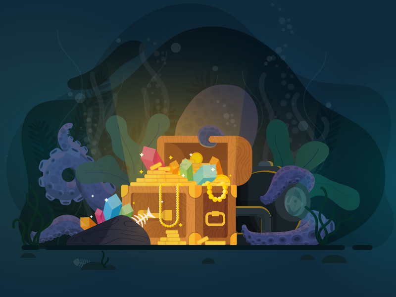 Treasure Hunt by Aswin Biji on Dribbble