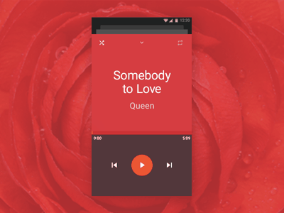 Best Three Color Scheme for Music Player by Anna Grand on Dribbble