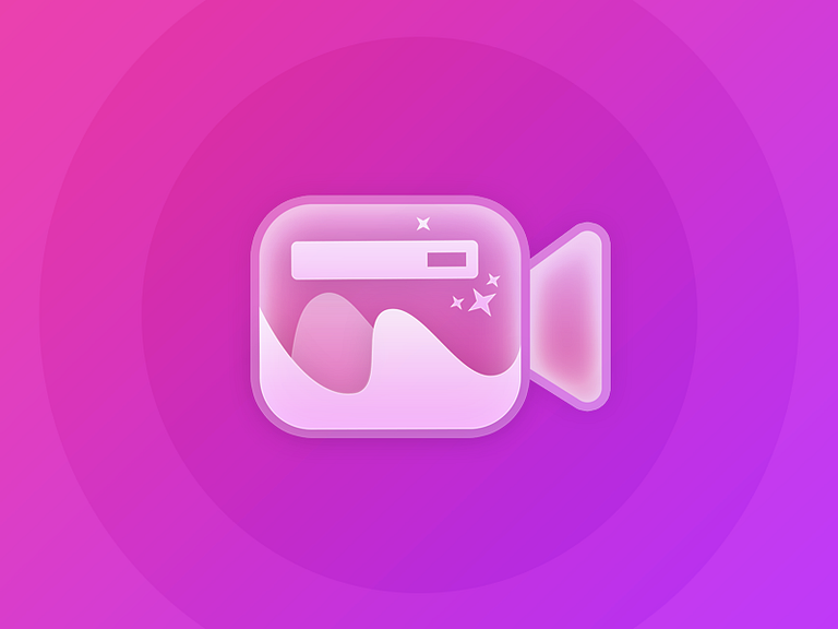 Video Editor App icon by CamCam on Dribbble