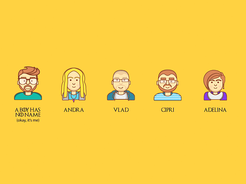 Meet the Team Animation by Tuds on Dribbble