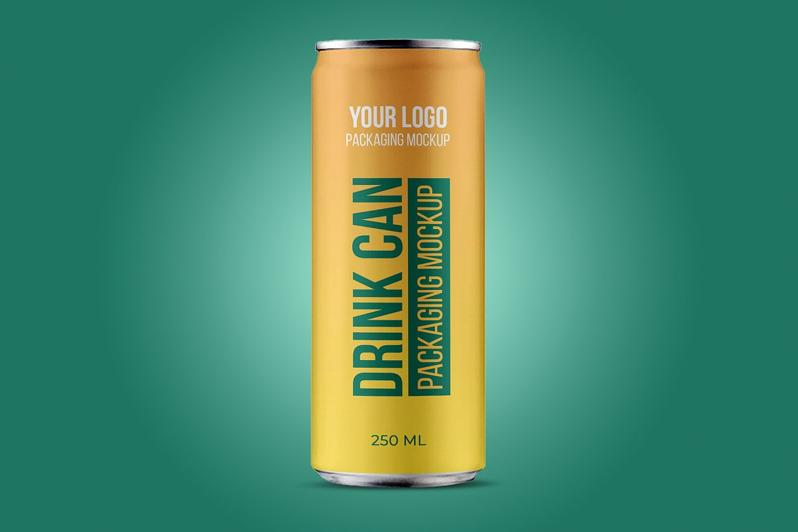Drink Can Packaging Mockups by Mockup Template PSD on Dribbble