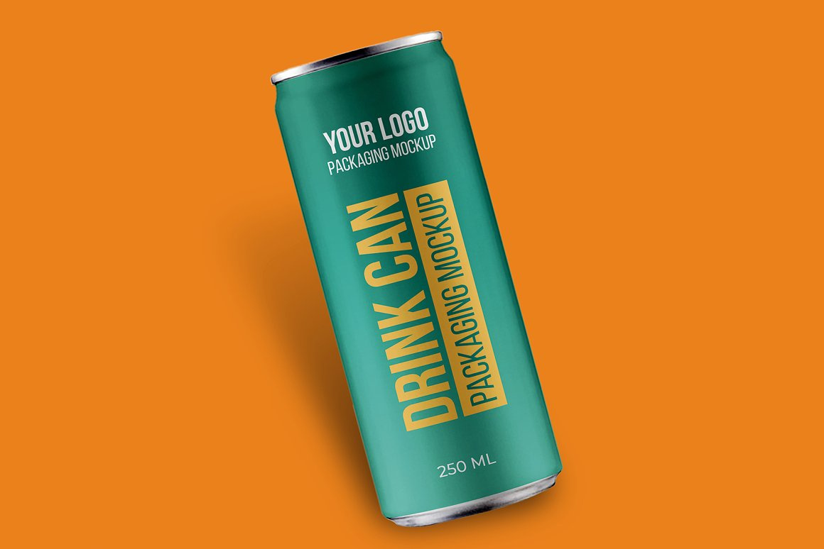 Drink Can Packaging Mockups by Mockup Template PSD on Dribbble