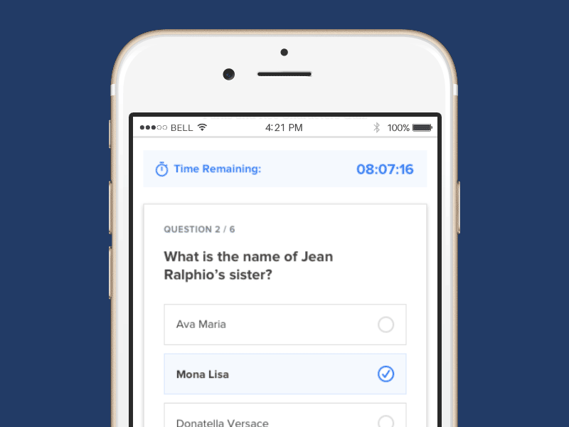 Browse thousands of Quiz Layout images for design inspiration | Dribbble