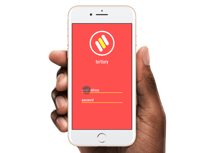 App login + launch animation by Ross on Dribbble