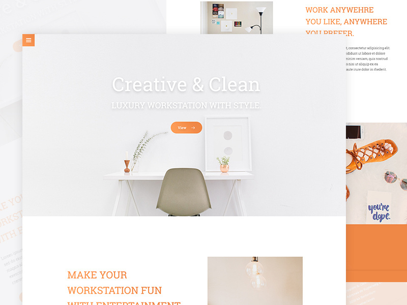 Clean web UI by Syed Miraj on Dribbble