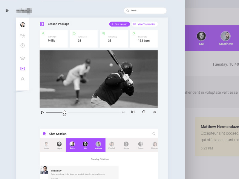 Baseball Training Program by Vivek on Dribbble