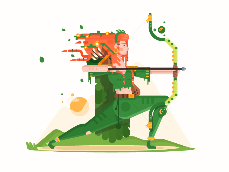 Windranger by Artur Stotch on Dribbble