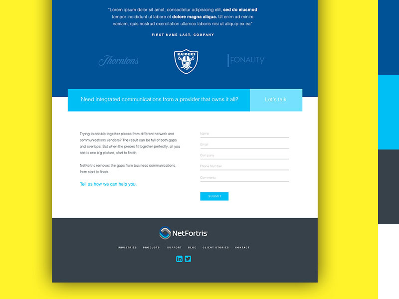 Home Page UI Design by Kinsey Stewart on Dribbble