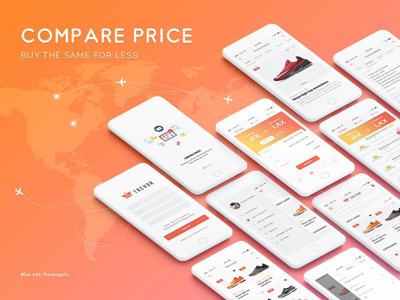 Trevor - Compare Prices UI Concept by HoangPts on Dribbble