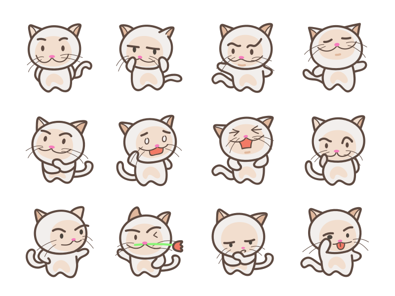 WeChat Stickers by Sun Dai on Dribbble