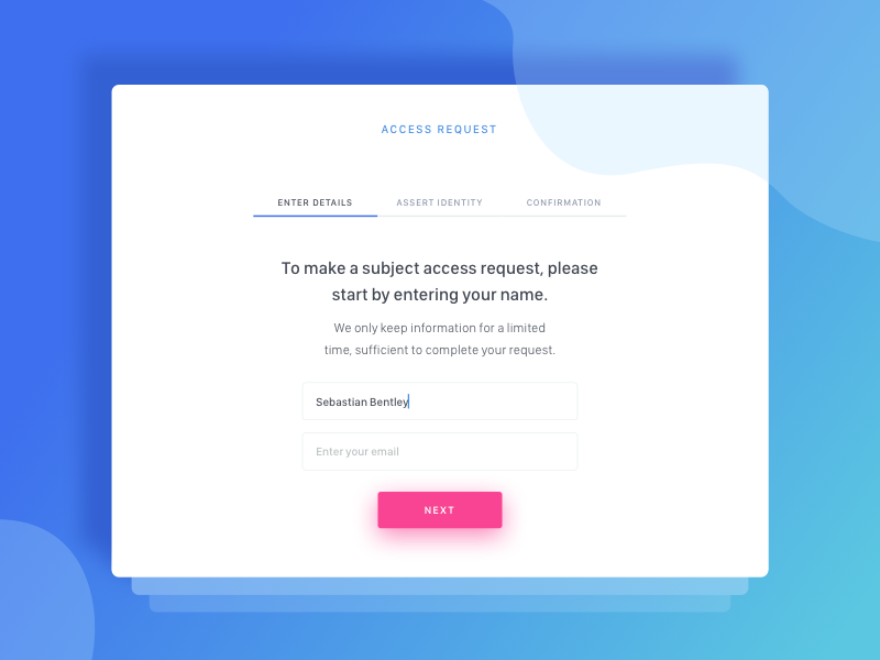 Access Request by Paolo D'Ettorre on Dribbble