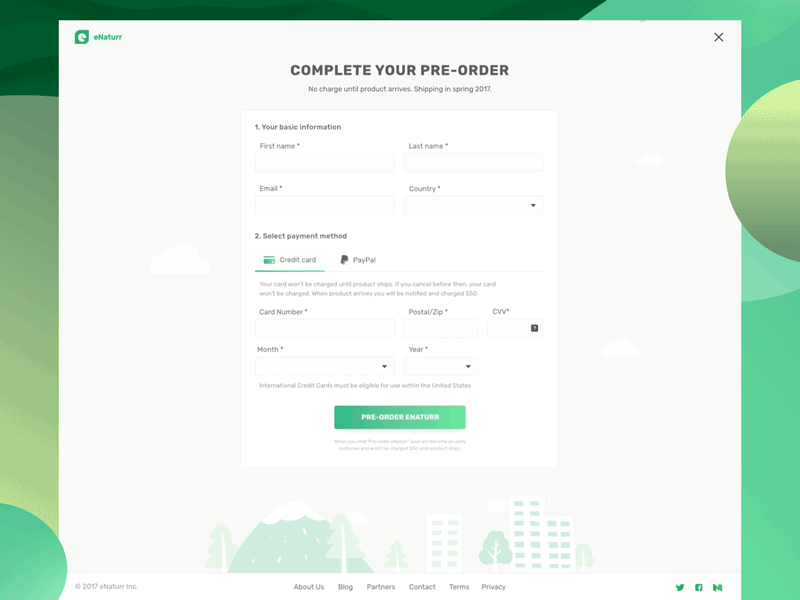 Pre-order Screen by Oleh Nedilko on Dribbble