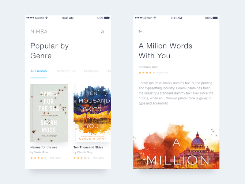 Nimba Book Store Exploration by Rian Darma on Dribbble