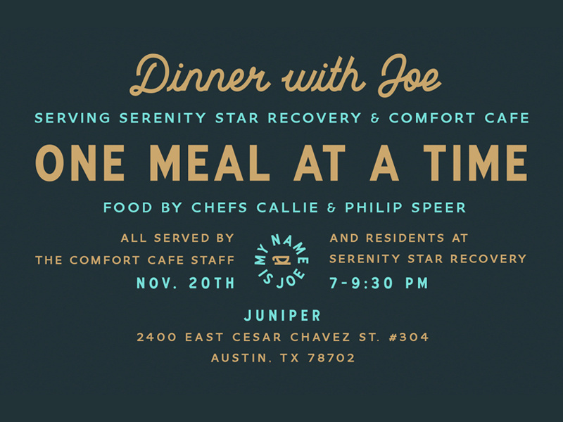 Dinner With Joe by Keith Davis Young on Dribbble