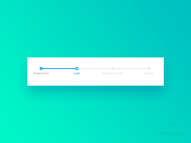 Steps Left UI Design by Ildiko Gaspar on Dribbble
