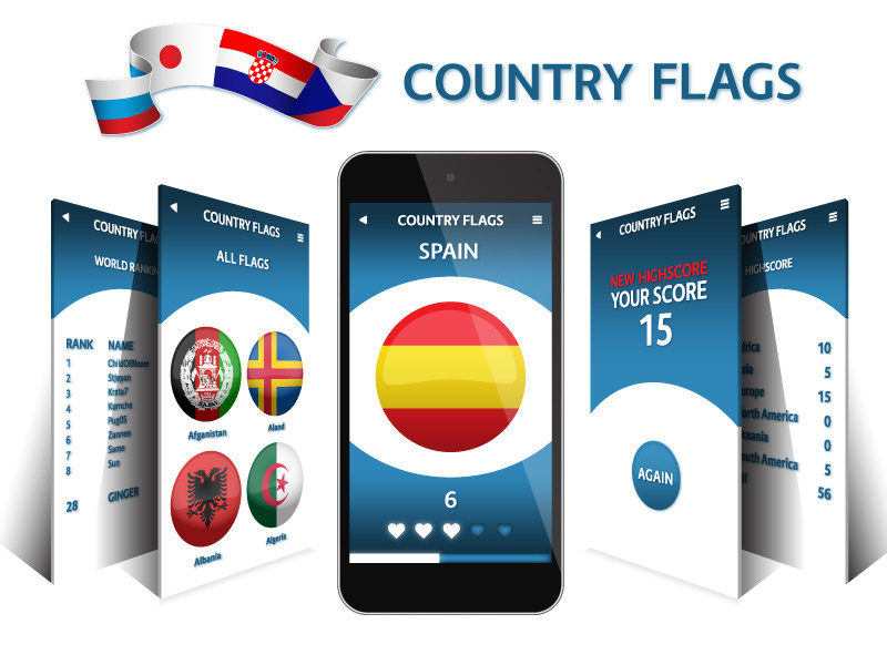Country Flags by Iva Risek on Dribbble