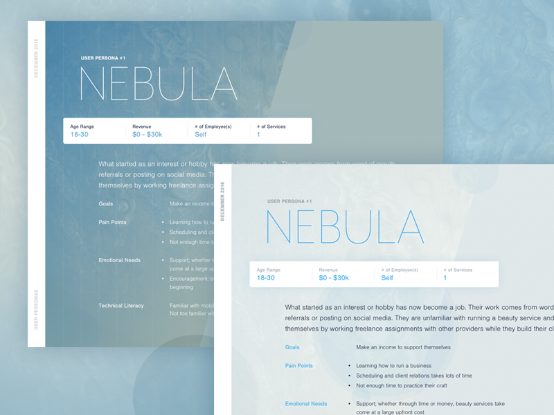 GJ - User Persona #1 by Helen Tran on Dribbble