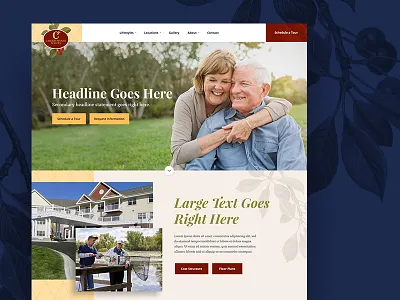 Senior Living Website designs, themes, templates and downloadable ...
