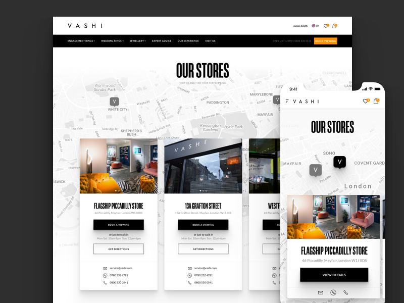 Visit Us Responsive by Burak Urgancıoğlu on Dribbble