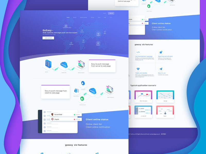 web ui by Kerwin_cao on Dribbble