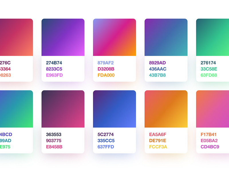 3-Step Gradients [Freebie] by Alexander Zaytsev on Dribbble