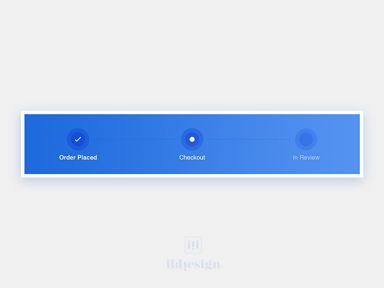 Steps Left UI Design by Ildiko Gaspar on Dribbble