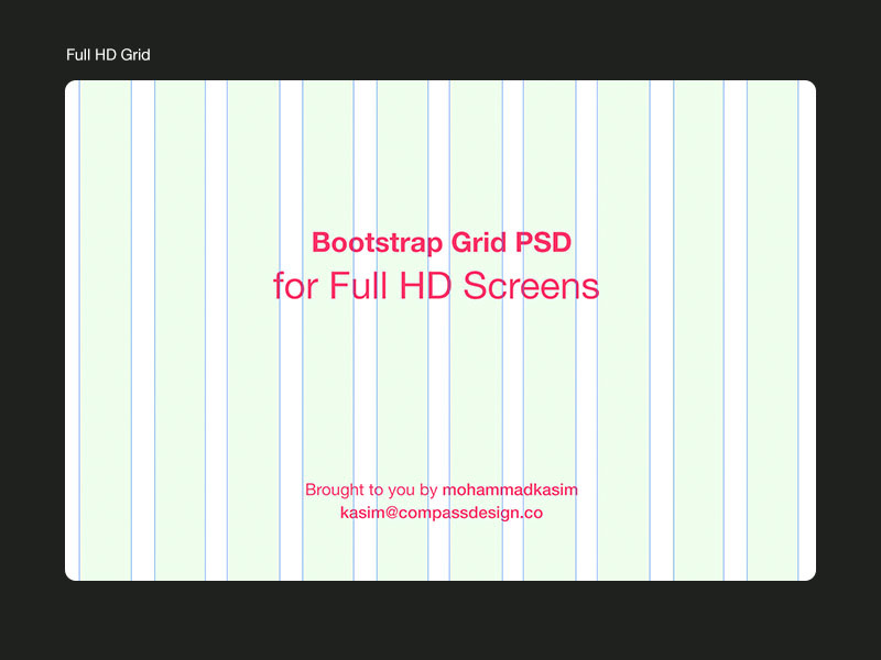 Freebie :: Bootstrap Grid PSD for Full HD Screens by uxkasim on Dribbble Freebie :: Bootstrap Grid PSD for Full HD Screens by uxkasim on Dribbble