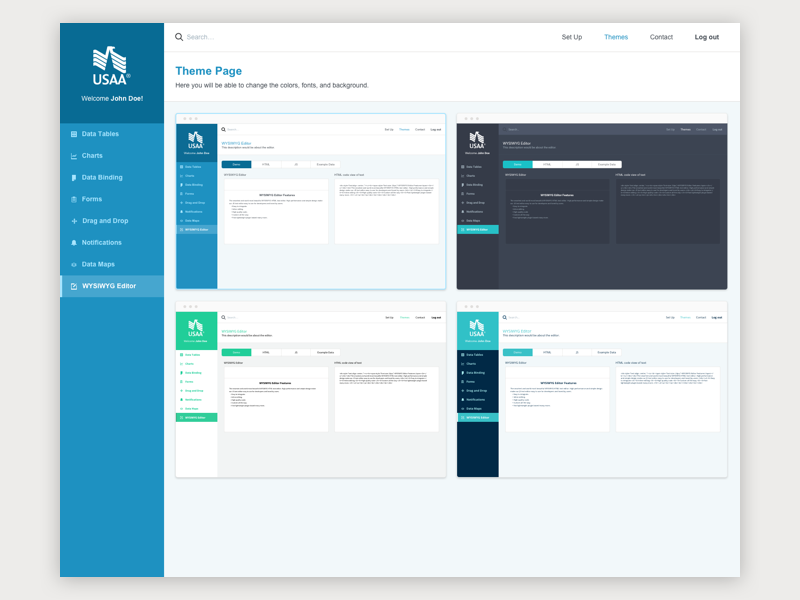 WYSIWYG Editor by Javon Greaves on Dribbble