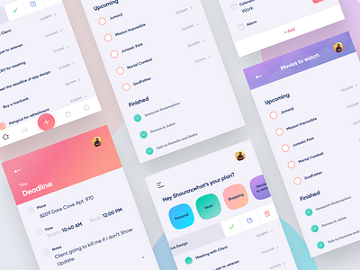 To Do App Exploration by Shourav 🔥 on Dribbble