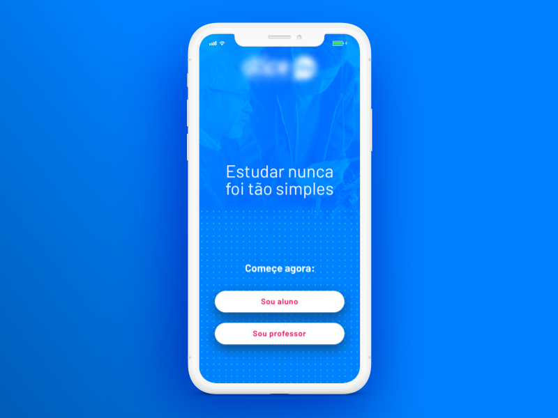 Welcome page for an education app by Fabio Oliveira on Dribbble