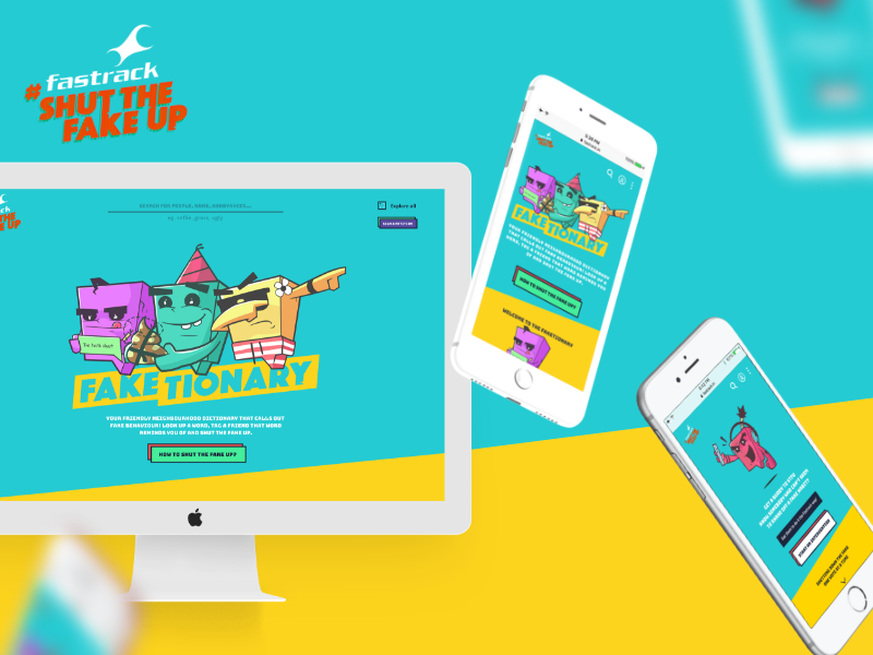 Fastrack - Shut the fake up by Pyaasabandar on Dribbble
