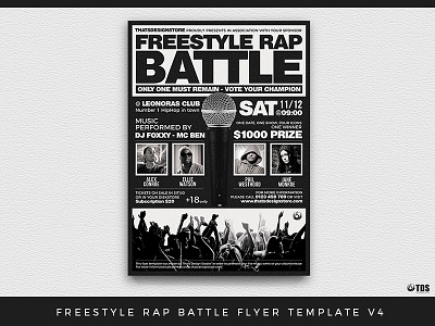 Browse thousands of Rap Flyer images for design inspiration | Dribbble