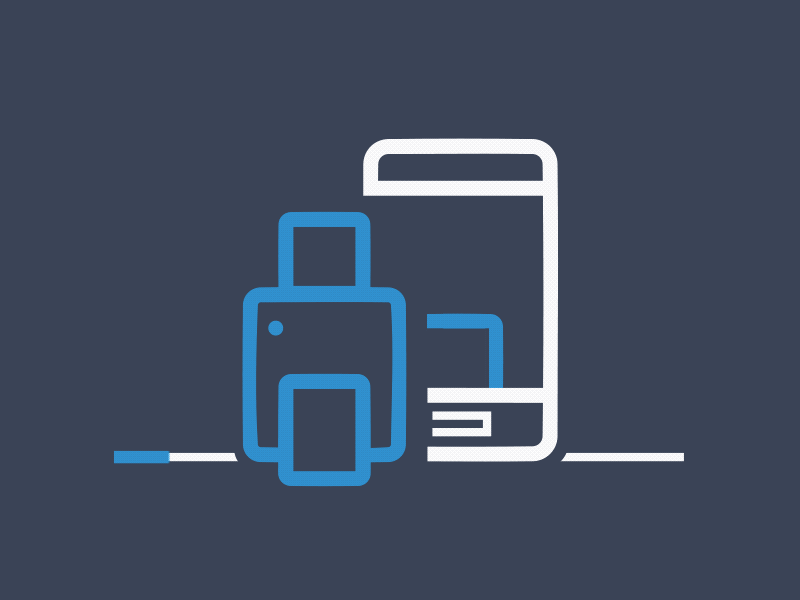 Labhound Mobile Print Loading Animation by Momentum on Dribbble