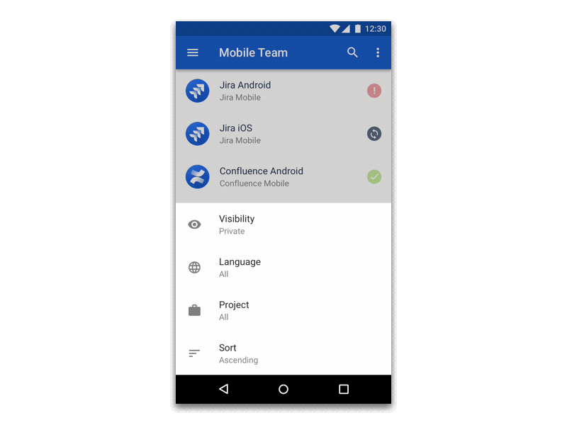 Material Design - Bottom Sheet Filter by Dmytro Danylyk on Dribbble