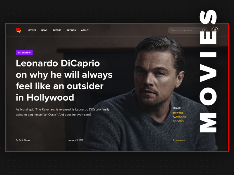 Movie Cover by Ilya Sidorenko on Dribbble