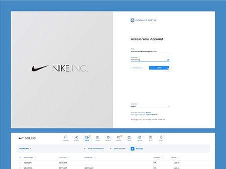 Softco Supplier Portal by Tom Parandyk on Dribbble