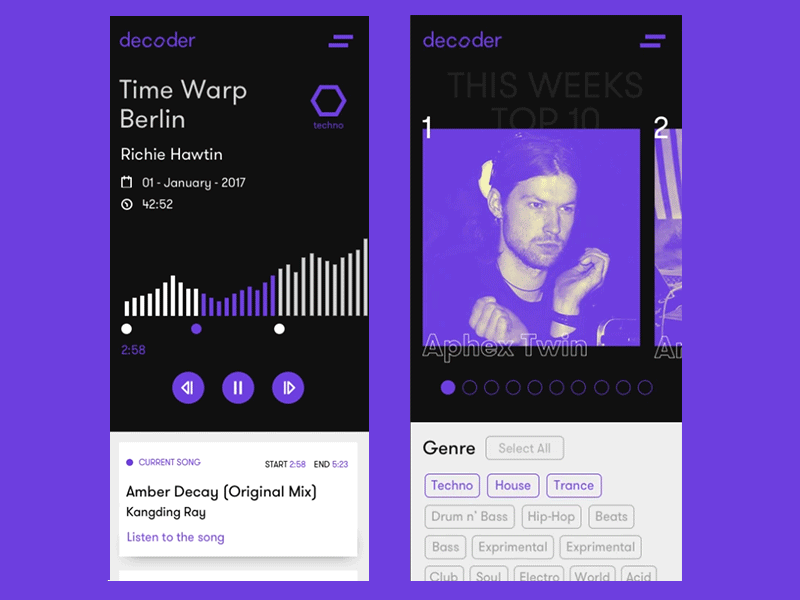 Decoder - Mobile Animations by João Torres on Dribbble