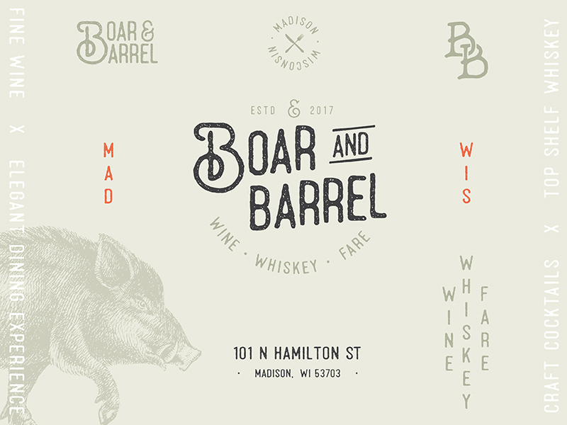 Boar & Barrel by Joe Leschisin for Kella Design on Dribbble