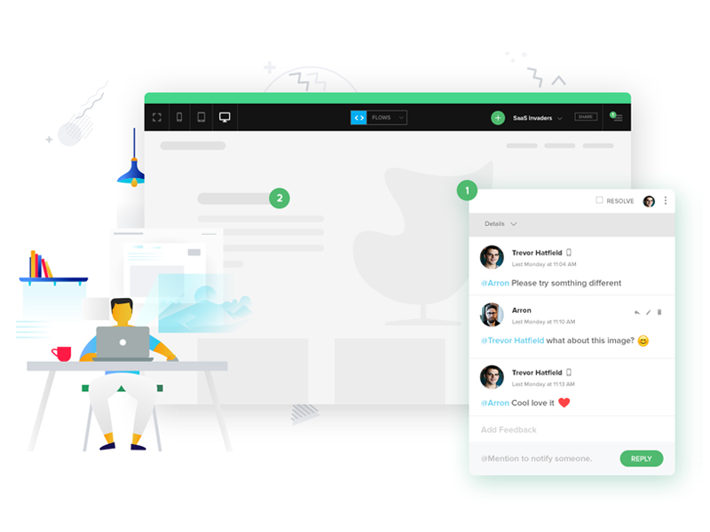 Creative Comments Board by Shakil Ali on Dribbble