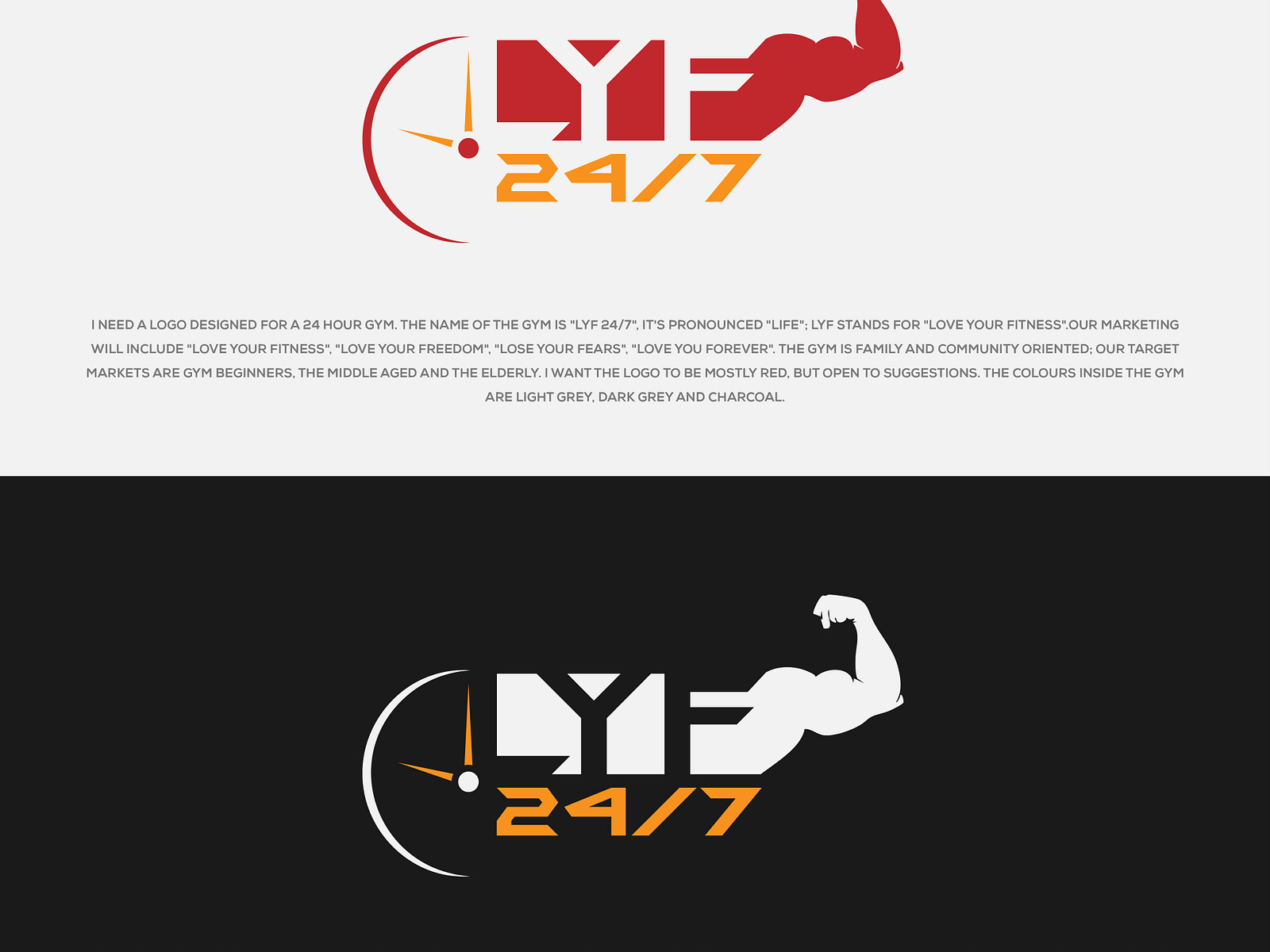 Logo for Lyf Gym franchise. by Ali Akber Chowdhury Sayed on Dribbble